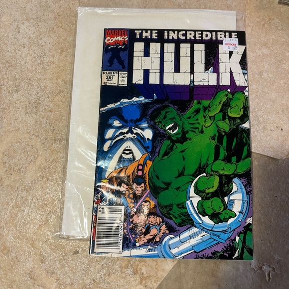Marvel | Other | Vintage May 991 The Incredible Hulk Comic Issue 381 ...